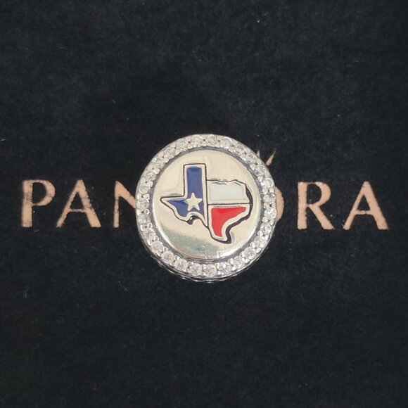 Pandora | Jewelry | Pandora Tesas Map Flag Charm Exclusive Travel Charm ...